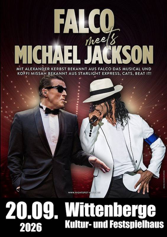 Falco meets Michael Jackson - Show - mit Falco-Darsteller Alexander ...