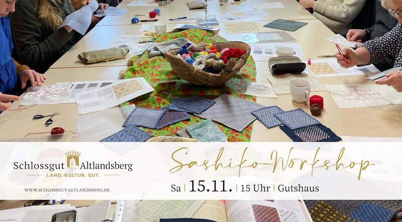 Textilworkshop mit Birgit Paschke „Japanische Sticktechnik Sashiko ...